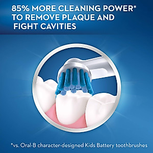 Oral-B Pro-Health Sparkle Fun Battery Power Kids Electric Toothbrush with Replaceable Sensitive Brush Head, for Kids 3+