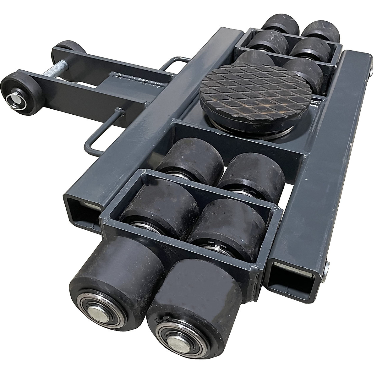 Pake Handling Tools Steerable Skates Kits- Heavy Duty Durable Machinery Moving Dolly 18 Ton Capacity (39,600 pounds)