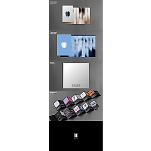 Dreamus BTS - Proof Standard+Compact Edition SET [BTS Anthology Album] 6CD+1Folded Poster, 188 x 250 x 59 mm (BHE0116)