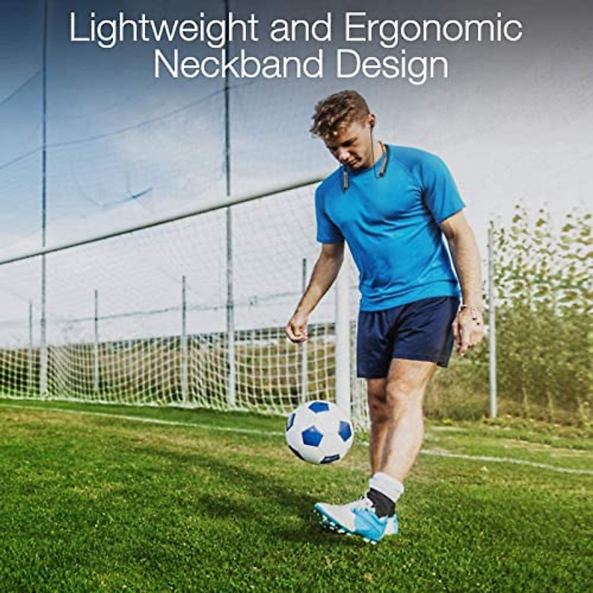 Digital Noise Cancelling Earbuds- FIIL Wireless Neckband Headphones, Premium Sound with Balanced Armature Knowles Driver, Monitoring Mode, in-Ear Bluetooth Earphones for iPhone and Android