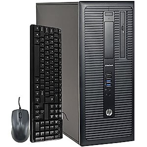 Hp EliteDesk 800 G1 Tower Computer Desktop PC, Intel Core i5 3.2GHz Processor, 16GB Ram, 512GB M.2 SSD, WiFi & Bluetooth, HDMI, Nvidia GeForce GT 1030 DDR4 4GB, Windows 10 Pro (Renewed)