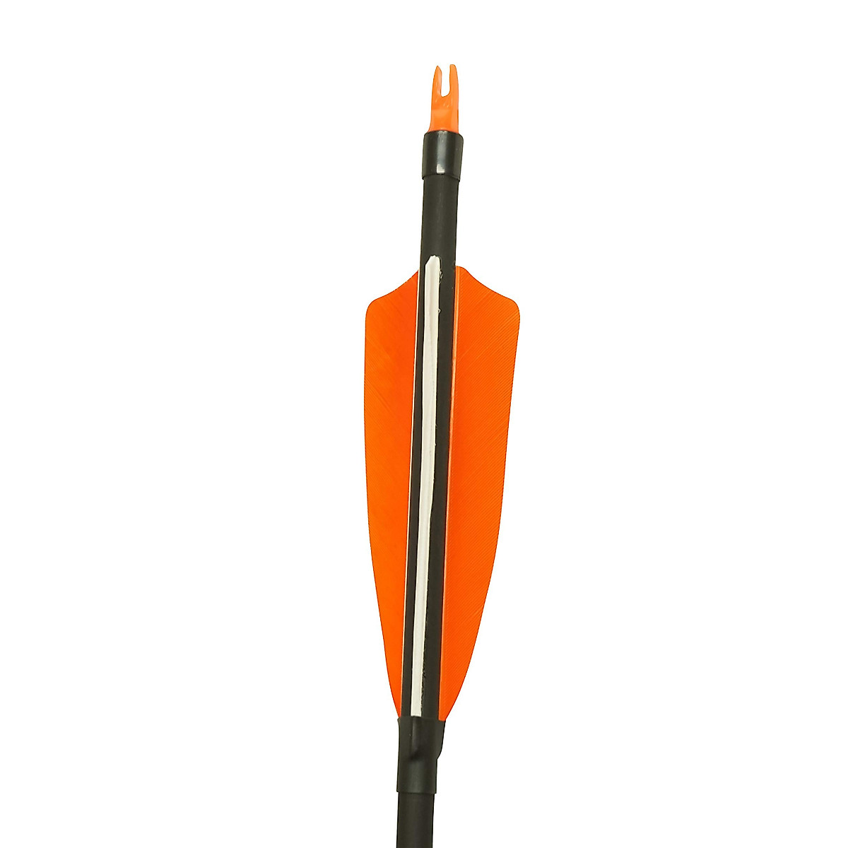 SAS Oblivion 30" Carbon Arrow 500 w/ 4" Feathers (12/Pack) Fletched with Extra 6xNocks + Replaceable Points (100-Grain) w/ O-Ring + Protect Sleeve + Plug Nock for Hunting Youth/Adults - (4" Feathers)