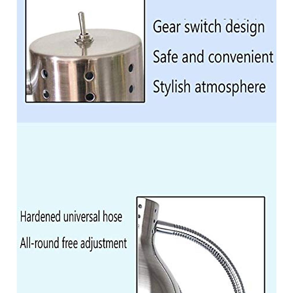 Single-Head Heating lamp Buffet Hood Pizza Insulation lamp commercially Available Food Coloring Display Light Double Head Food Barbecue lamp Documentation and Household Pizza Food Warmer Suitable for