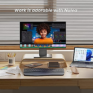 Nulea M504 Wired Vertical Mouse, USB Ergonomic Optical Mouse with 4 Adjustable DPI, 11 RGB Backlight Modes, Compatible for Laptop, PC, Desktop, Mac, Pink