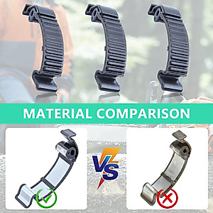 Adefol 3 x Top Cylinder Cover Snap Clip Buckle for Husqvarna 435 440E 445 450 450E 570 575 576 Chainsaw Rebuild Part 503894701