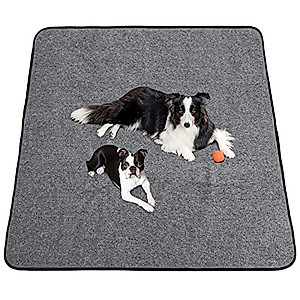 ULIGOTA Washable Pee Pads for Dogs 65"x45"/72"x72" Extra Large Reusable Puppy Pads Waterproof Puppy Training Pads, Non-Slip Dog Mats Fast Absorbent Whelping Pads for Playpen Mat
