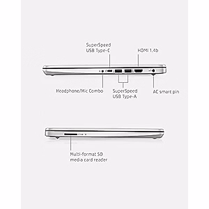 HP 14 Laptop, AMD Ryzen 5 5500U, 8 GB RAM, 256 GB SSD Storage, 14-inch Full HD Display, Windows 10 Home, Thin & Portable, Micro-edge & Anti-glare Screen, Long Battery Life (14-fq1021nr, 2021)