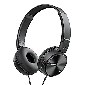 Sony Wired Noise Cancelling Stereo Headphones (Black) + Airline Headphone Adapter + NeeGo Wireless Bluetooth Receiver