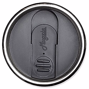 Mugzie New York Travel Mug with Insulated Wetsuit Cover, 16 oz, Black