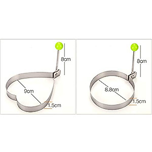 Stainless Steel 5 Style Fried Egg Pancake Shaper Omelette Mold Mould Frying Egg Cooking Tools Kitchen Accessories Gadget