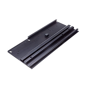 MotorGuide 8M0095973 Universal Quick-Release Bracket Top Plate for Electric Trolling Motors — Aluminum — Black