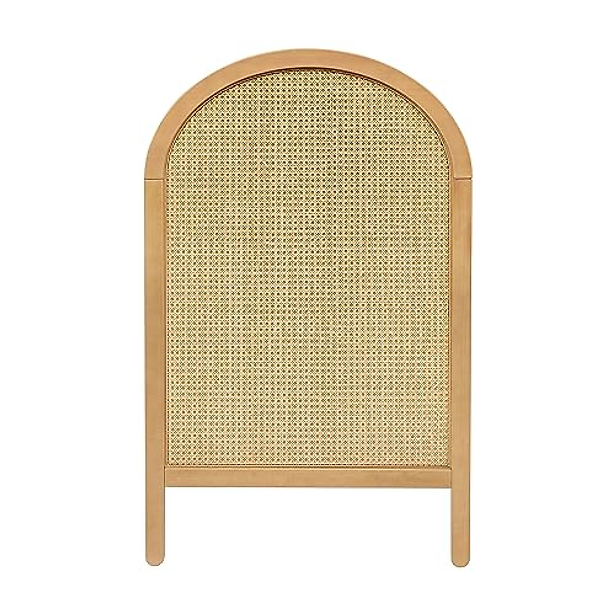 babyletto Bondi Cane 3-in-1 Convertible Crib with Toddler Bed Conversion Kit in Honey with Natural Cane, Greenguard Gold Certified