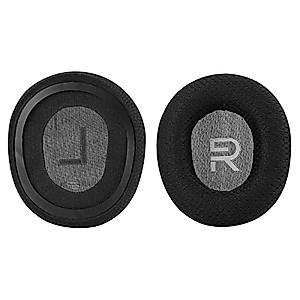 Geekria Comfort Mesh Fabric Replacement Ear Pads for SteelSeries Arctis Nova Pro Wired, Arctis Nova 1, Arctis Nova 3, Arctis Nova 7 Headset Earpads, Ear Cups Cover Repair Parts (Black)