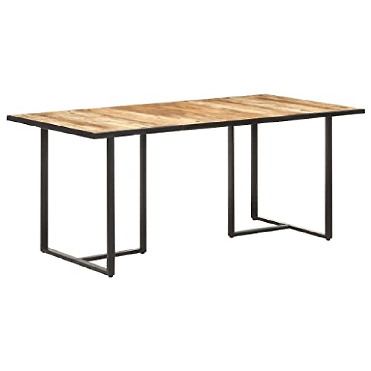 AJSEOYBS Large Dining Table,Industrial Rustic Kitchen Dining Room Table, Dinner Table for Kitchen, Living Room,Dining Table 70.9" Rough Mango Wood