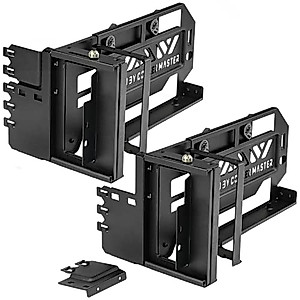 Cooler Master MasterAccessory Vertical Graphics Card Holder Kit V3 with Premium Riser Cable PCI-E 4.0 x16-165mm, Compatibility PCIe 4.0 and Older for E-ATX, ATX, Micro ATX Case (MCA-U000R-KFVK03)