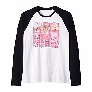 Barbie - Dream House 60th Photoreal Raglan Baseball Tee