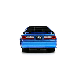 Jada Toys I Love The 80’s 1:24 1989 Ford Mustang GT Die-Cast Car, Toys for Kids and Adults, Blue