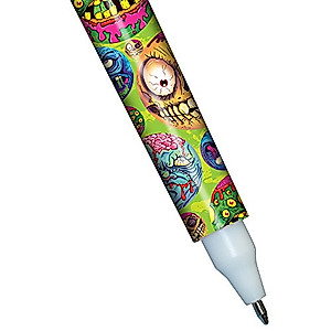 Zombie Pens with Pop-Off Zombie Head - Bright Green