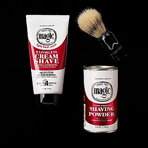 Magic Red Shaving Powder 5.0 oz. Extra Strength Depilatory by Magic