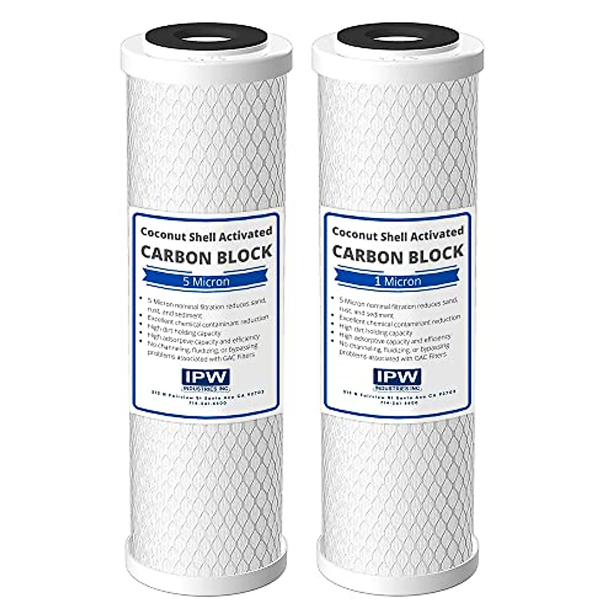 IPW Industries Inc. Lead, Taste and Odor Filter Cartridges Compatible to Kenmore 42 34377 and 42 34370 - Made in USA - Set of 2