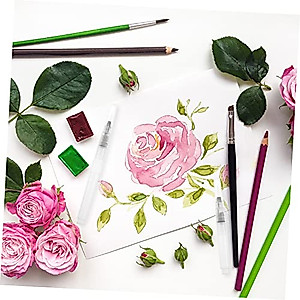 10pcs Travel Set Paint Brushes Set Bulk Pencils Water Brush Water Coloring Brush Pen Water Pen Flat Pen Writing Brush Watercolor Brush Water Soluble Brush Set Refillable