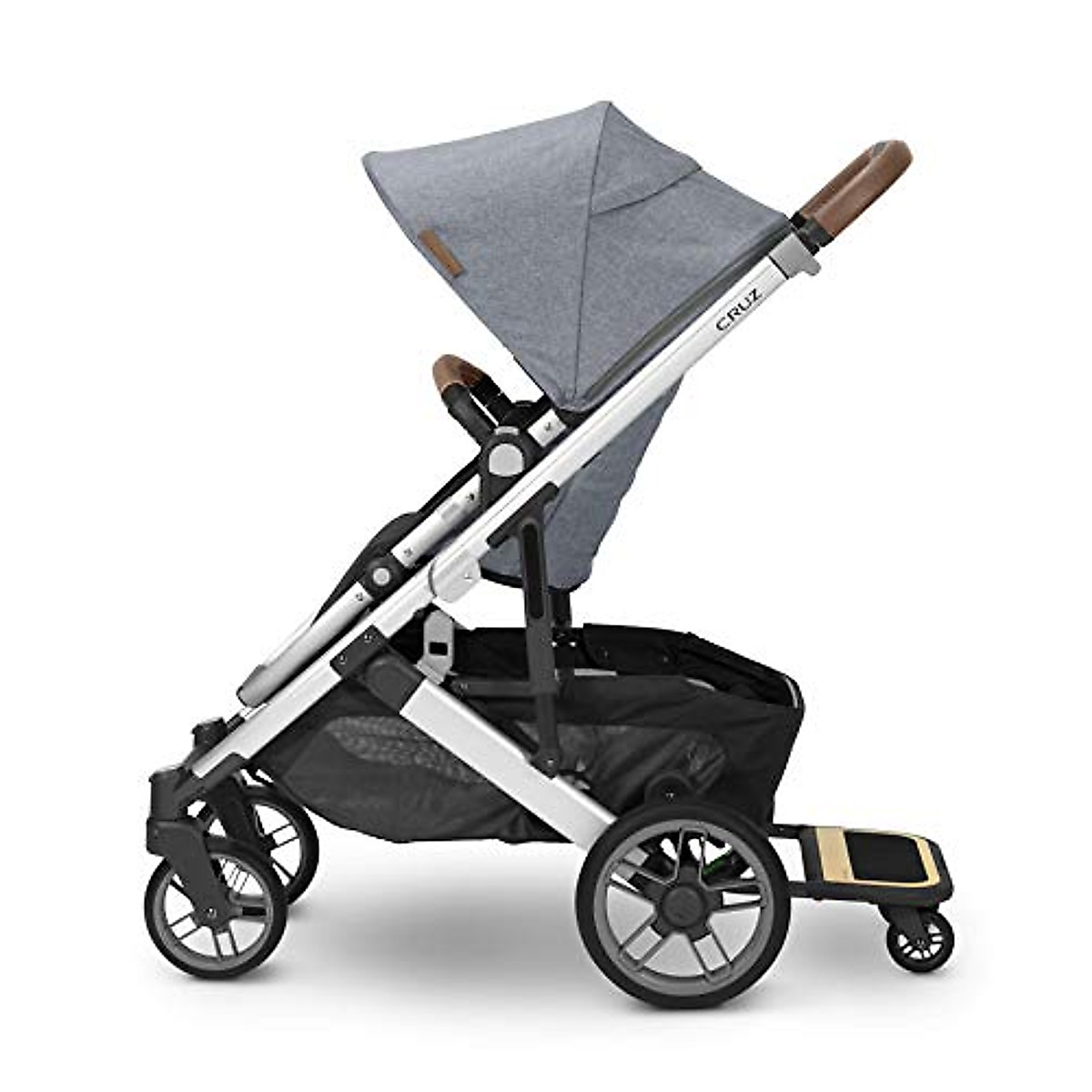 UPPAbaby Cruz V2 Stroller - Alice (Dusty Pink/Silver/Saddle Leather) + Piggyback for Cruz V2