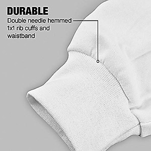 Trevco Ford Mustang Stang Stripes Unisex Youth Pull-Over Hoodie for Boys and Girls, Large White