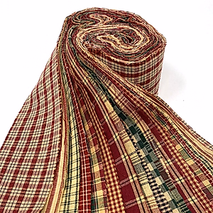 22 Vintage Christmas Homespun 100% Cotton Fabric 2.5" X 44" Precut Jelly Roll by JCS