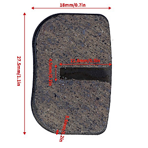 MWMNUN Rear Disc Brake Caliper with Brake Pads Replacement Compatible with Baja Doodlebug Dirtbug 97cc 2.8HP DB30 Kids Mini Dirt Pocket Bike Electric Razor MX500 33cc