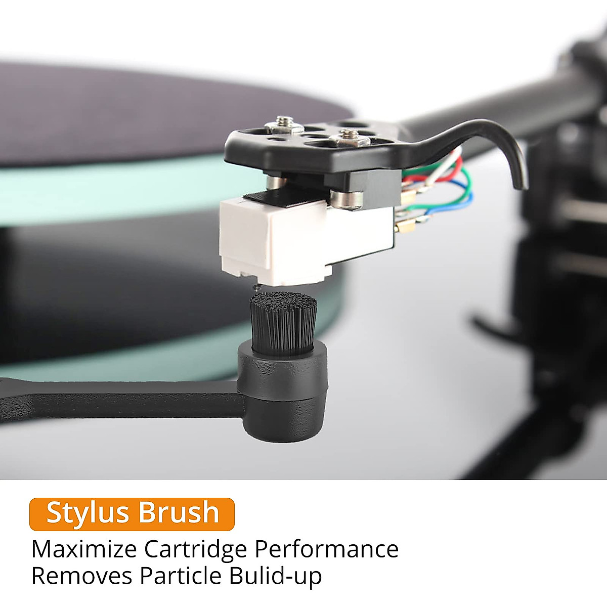 Neoteck Digital Turntable Stylus Force Scale Gauge + Vinyl Record Cleaner 0.01g/5.00g Blue LCD Backlight for Tonearm Phono Cartridge