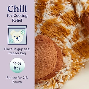 warmies Microwavable & Stuffed Animals, Giraffe - Heated Stuffed Animal Plushie for Warmth & Comfort - Cute Soft Plush Toys for Adults & Children (Boys, Girls, Babies & Toddlers)