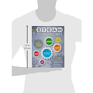 CTP STEAM Design Challenges Resource Book, 6-8 Grade Lesson Plan, 152 Pages (Creative Teaching Press 8213)