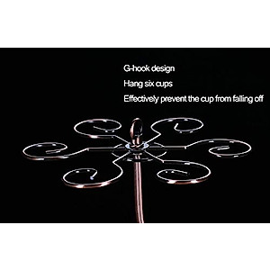 NILICAN Can Be Placed Decanter Wine Glass Holder Kitchen Living Room Bar Metal Free-standing Desktop Tableware Storage Rack Glasses Frame Drying System