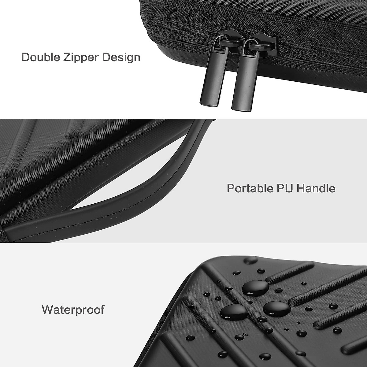 MOSISO Laptop Shoulder Bag Compatible with MacBook Pro 14 inch 2023 2022 2021 Release M3 A2918 A2992 M2 A2779 M1 A2442 Pro/Max Chip, Waterproof Shockproof Diagonal Stripe Case Bag, Black