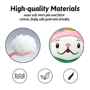 Maikerry 1 PC Plants vs Zombies Figures Plush Toy Stuffed Soft Doll Cattail Plant Toy.Great Gift for Halloween & Christmas(6" )