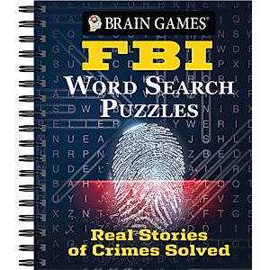 Brain Games - FBI Word Search Puzzles: Real Stories of Crimes Solved