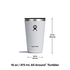 Hydro Flask 16 Oz All Around Tumbler Press-in Lid Agave