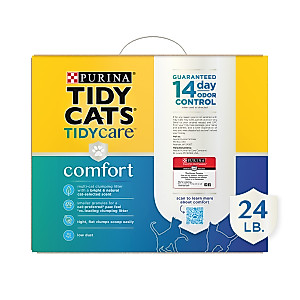 Purina Tidy Cats Tidy Care Comfort Scented Clumping Cat Litter Odor Control Low Dust Formula - 24 lb. Box