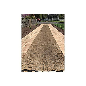 Permeable Pavers Grass Grid for Driveway, Patio RV Pad, Stables, Gravel, Fire Lanes, Outdoors Road DIY, 4-Pack and Load is up to up to 44t vehicles (1.8" Depth)