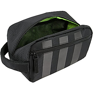 adidas Team Toiletry Kit Travel Shower Bag, Black, One Size
