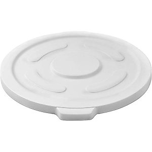 55 Gallon Garbage Can Lid, White