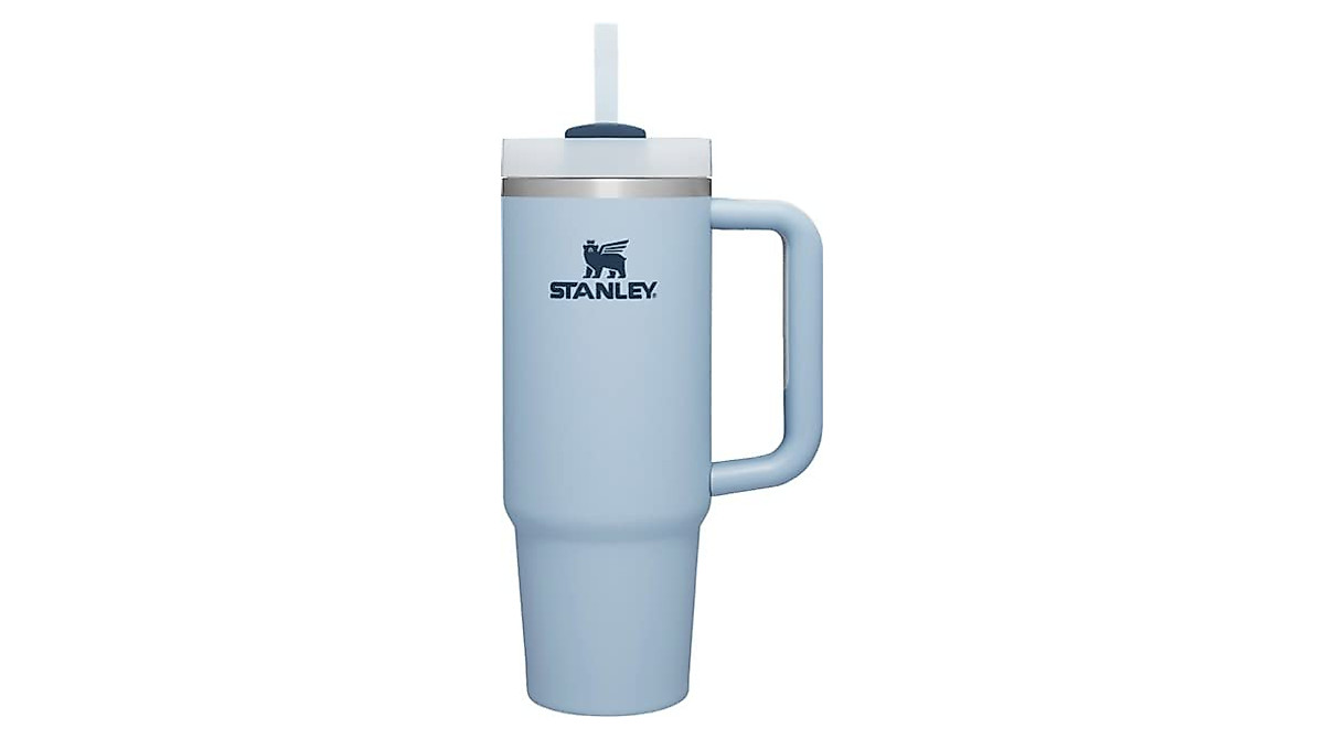 Stanley 30 oz Quencher H2.0 Chambray Blue Tumbler & Straw