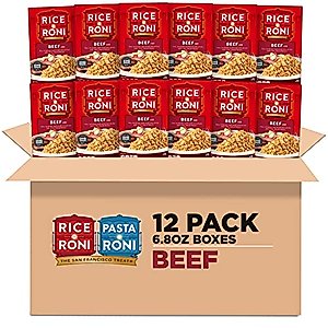Rice A Roni, Beef, 6.8oz Boxes (12 Pack)