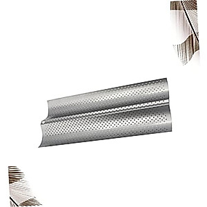 PACKOVE Non Stick Baking Sheet Italian Bread French Bread Pan Hot Dog Molds Italian Bread Pan Breadstick Baking Pan Tray Baking Tools Bakeware Small Frame Mini Loaf Pans Oven Tray