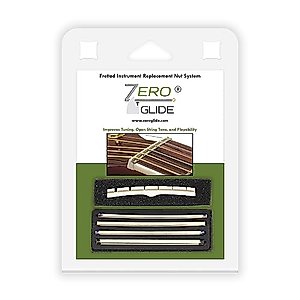 Zero Glide ZS-7F Slotted Replacement Nut for Guitars (Common on Fender)