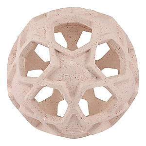 HEVEA Star Activity Ball Toy Made from 100% Upcycled Natural Rubber - Soft and Easy to Hold Baby Ball for Ages +4 Months - Plant Based, Plastic-Free, BPA-Free (Blue)