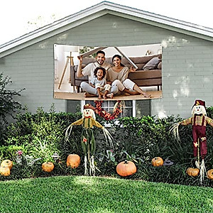 Custom Banners and Signs for Outdoor 6'x3' Customize Personalized Photo Text Background Banner Printing Decoration Backdrop for Birthday Party Business Graduation Wedding Event