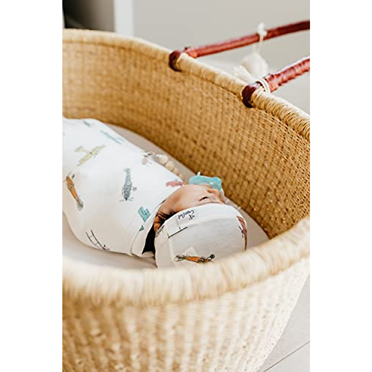 Copper Pearl Large Premium Knit Baby Swaddle Receiving Blanket Ace