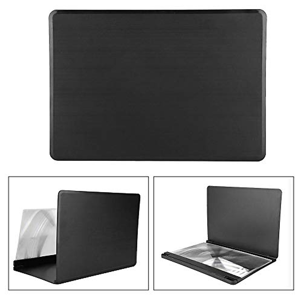 Yosoo Health Gear Phone Screen Magnifier 12'' Foldable Mobile Phone Screen Amplifier Bracket, Enlarge Phone Screen for Eye Protective Movie Video Watching on All Smartphones, Black