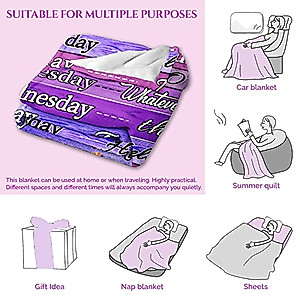 YRAQLVU Happy Retirement Gifts for Women Flannel Throw Blanket to Grandma Mom Warm Travel Blanket for Couch Lightweight Blankets 60&quot;x 50&quot;